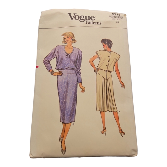 Vogue | Other | Vintage 8s Uncut Dress Pattern Vogue 925 Size 8 | Poshmark